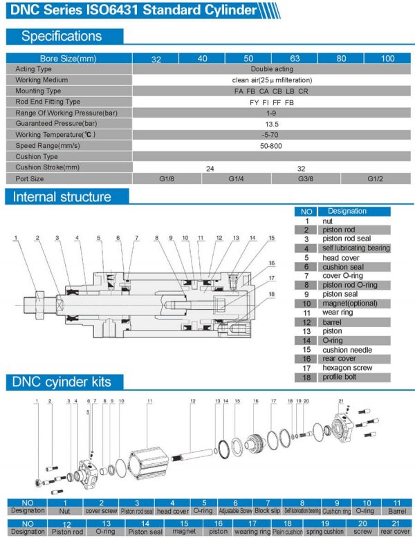 DNC Cylinders - Ningbo Airkert Machinery Co., Ltd